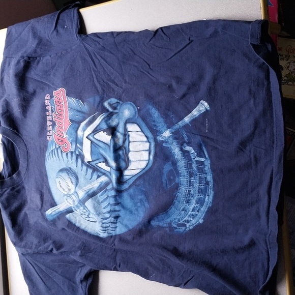 Pro Player | Shirts | Rare 998 Mlb Pro Player Cleveland Indians T Shirt ...